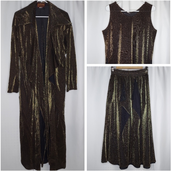 Vintage | Skirts | First Lady Vintage Skirt Tank Duster Set Medium ...